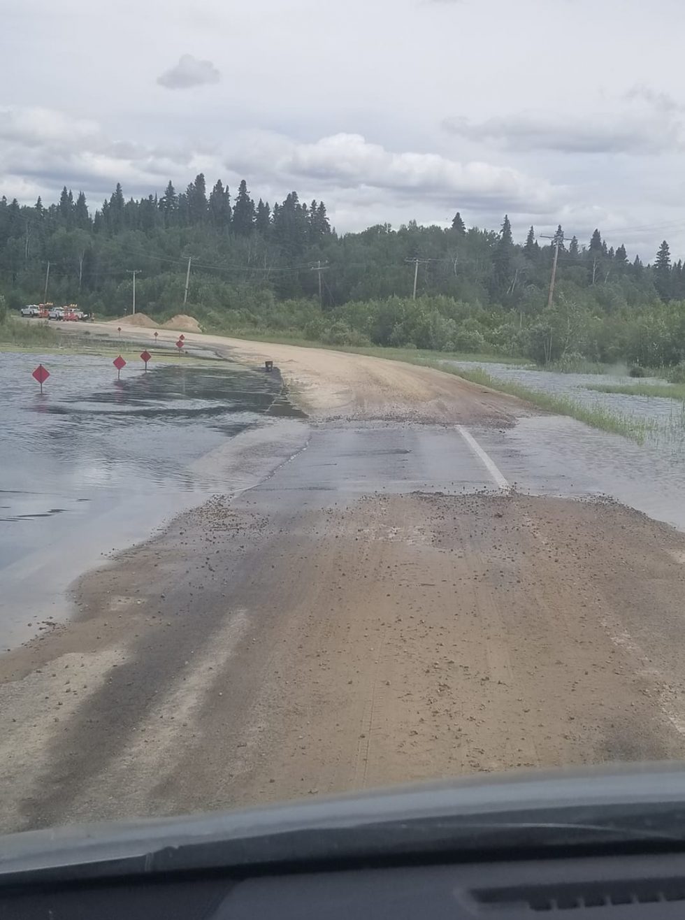 Highway 165 near Beauval taking on water - MBC Radio