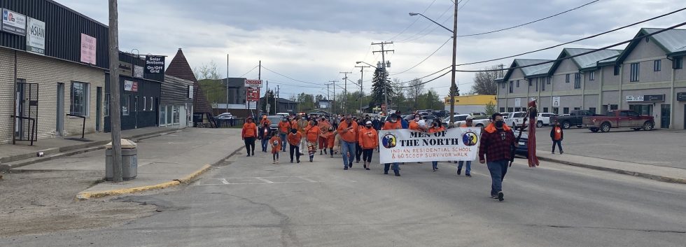 Smudge walk and vigil held at site of Lac La Ronge Residential School ...