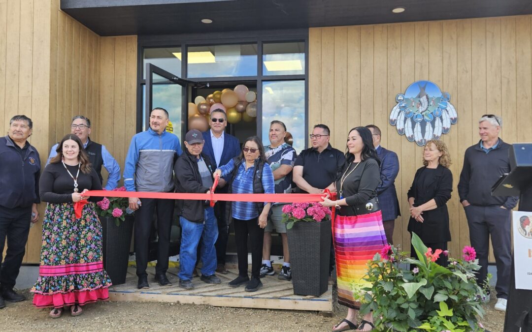 Ribbon Cutting PAGC Executive Grand Chief Brian Hardlotte, Vice Chief ...